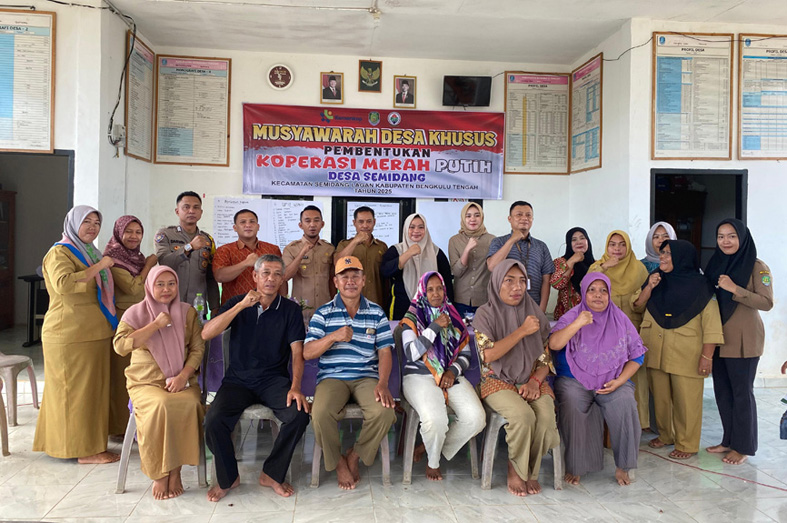 Desa Semidang Siapkan 18 Unit Usaha untuk Kopdes Merah Putih