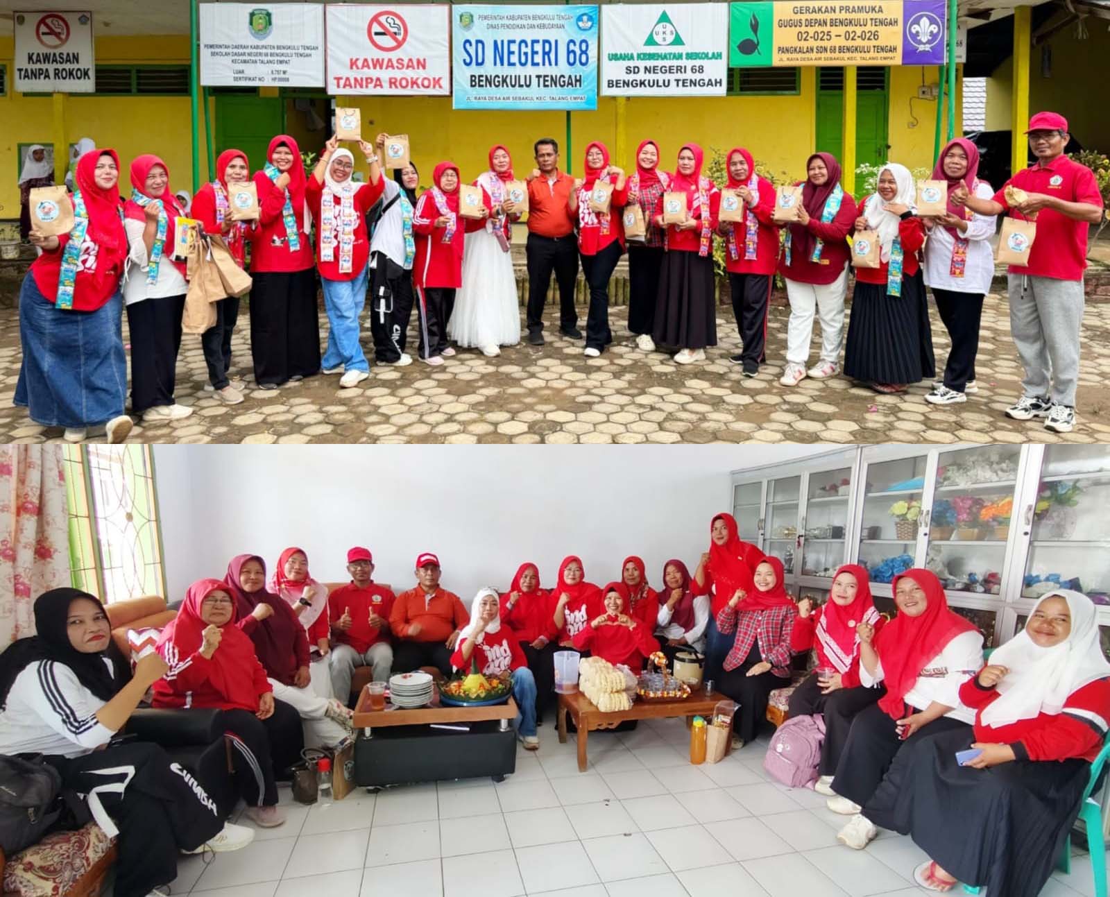 SDN 68 Bengkulu Tengah Tutup Rangkaian HUT RI ke-80 dengan Hadiah dan Potong Tumpeng