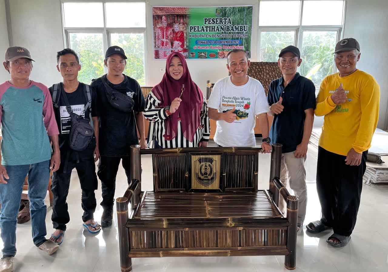 Kerajinan Bambu Bengkulu Tengah Mulai Bernilai Jual, Disperindagkop ...