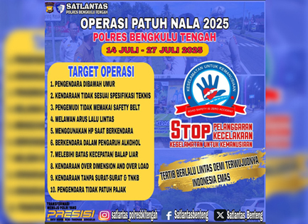 Catat! Operasi Patuh Nala 2025 Mulai 14 Juli, Pelanggar Lalu Lintas Siap-Siap